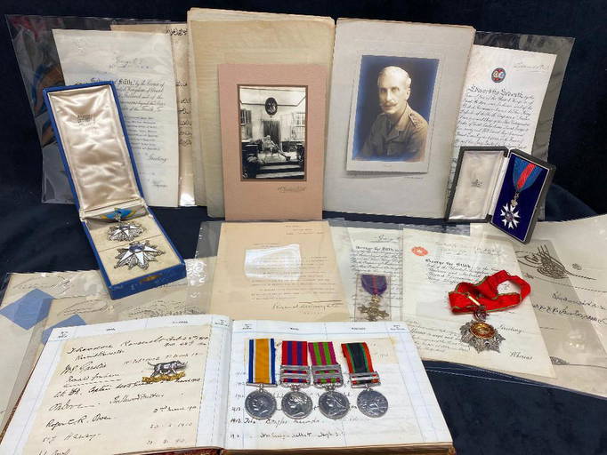 Lt.col. R.c.r. Owen Cmg Medal Group