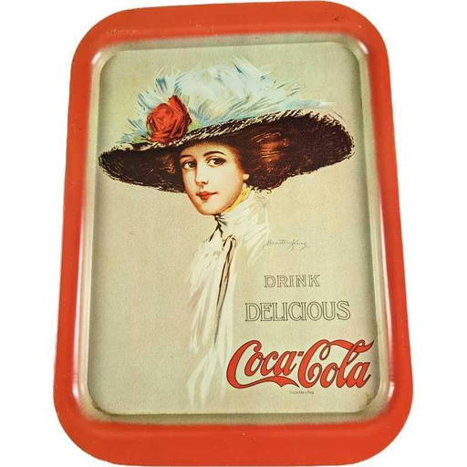 Vintage Reproduction Tin Coca Cola Serving Tray