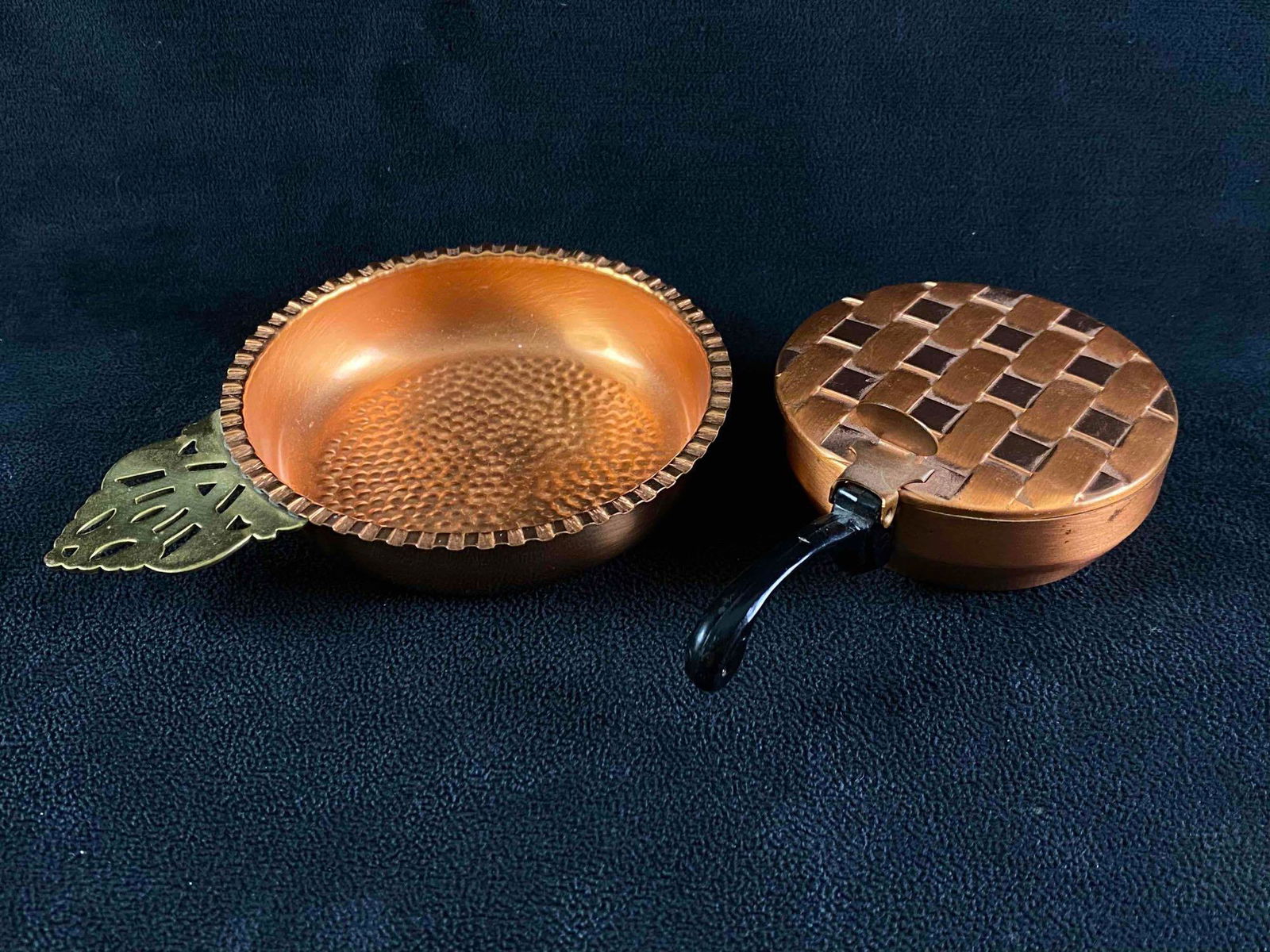 Two Small Copper Pans