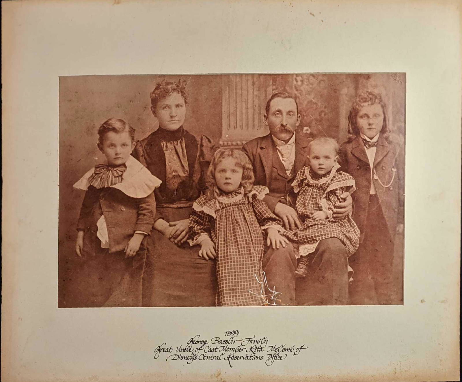 Walt Disney Cast Member Ancestor Bassler Family Photo Auction