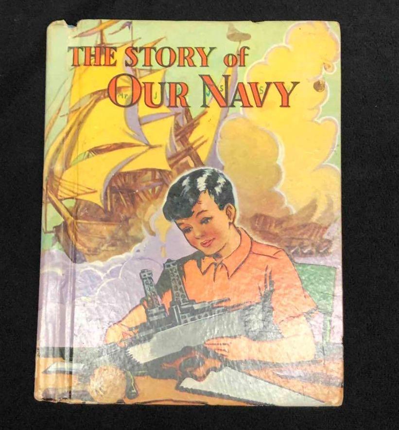 Children's Book The Story Of Our Navy By Mcloughlin Bros., Inc. Auction