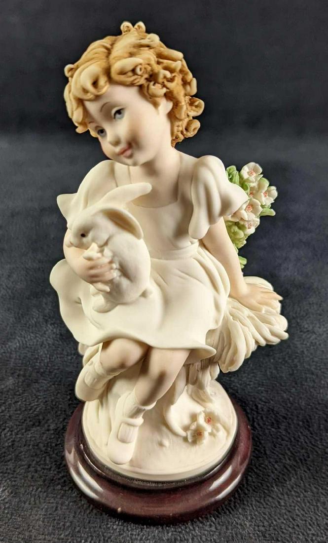 Giuseppe Armani My Friend Girl & Bunny Figurine Auction