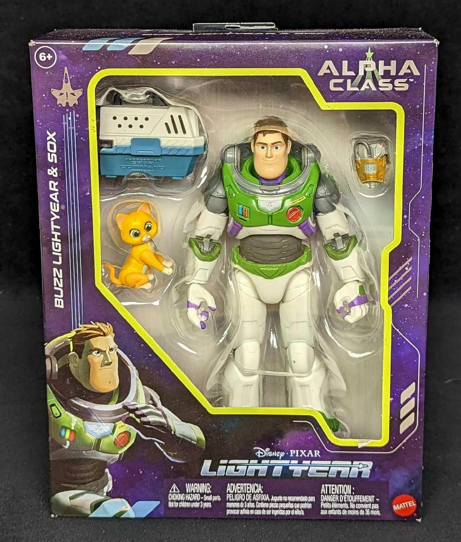 Disney Pixar Lightyear Buzz Lightyear And Sox Figures Auction