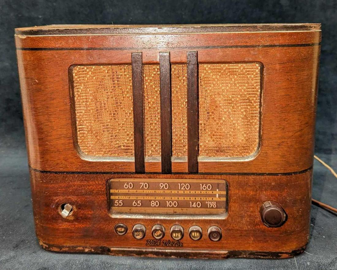 Vintage Rca Victor Tube Radio Auction