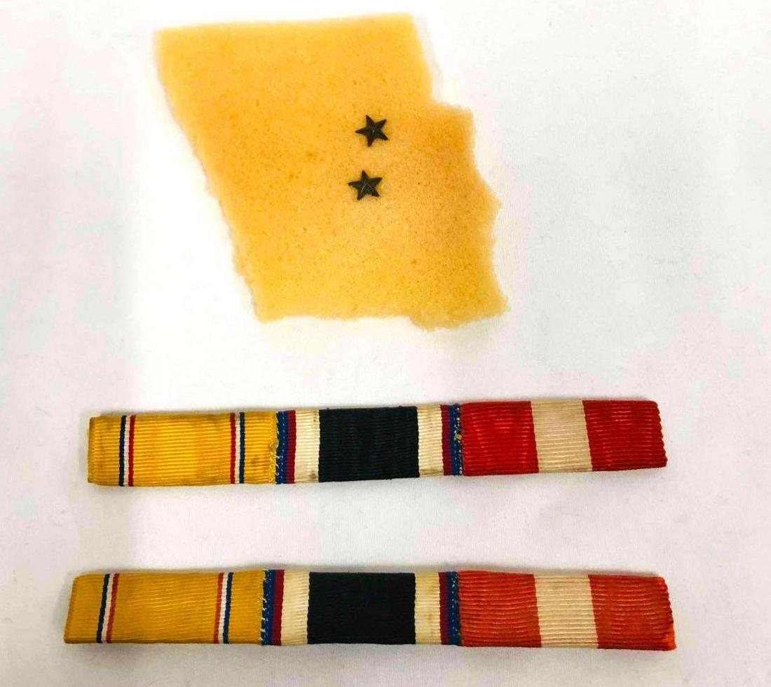Vintage Ww2 Bar Ribbon Set & 2 Bronze Star Medal Attachments Auction