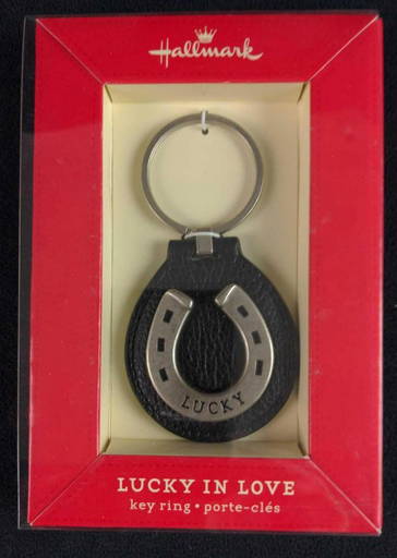 Rare Lucky In Love Hallmark Key Ring