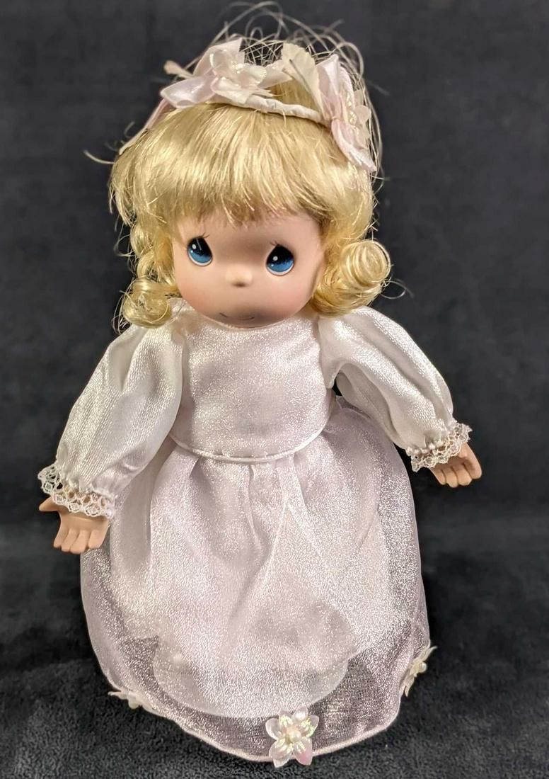 Precious Moments Porcelain Doll With Stand Auction