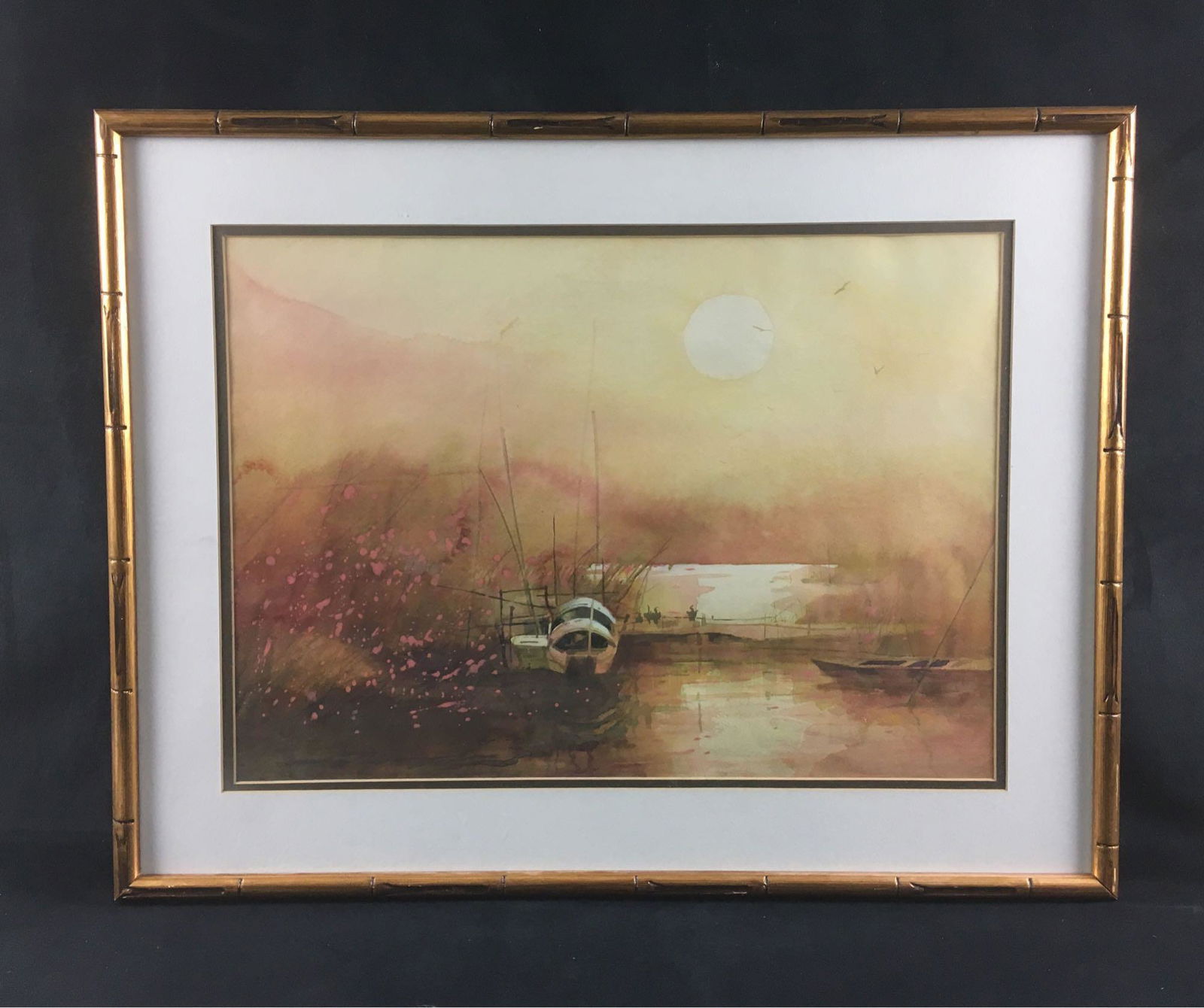 Original Zl Feng Landscape Watercolor Painting