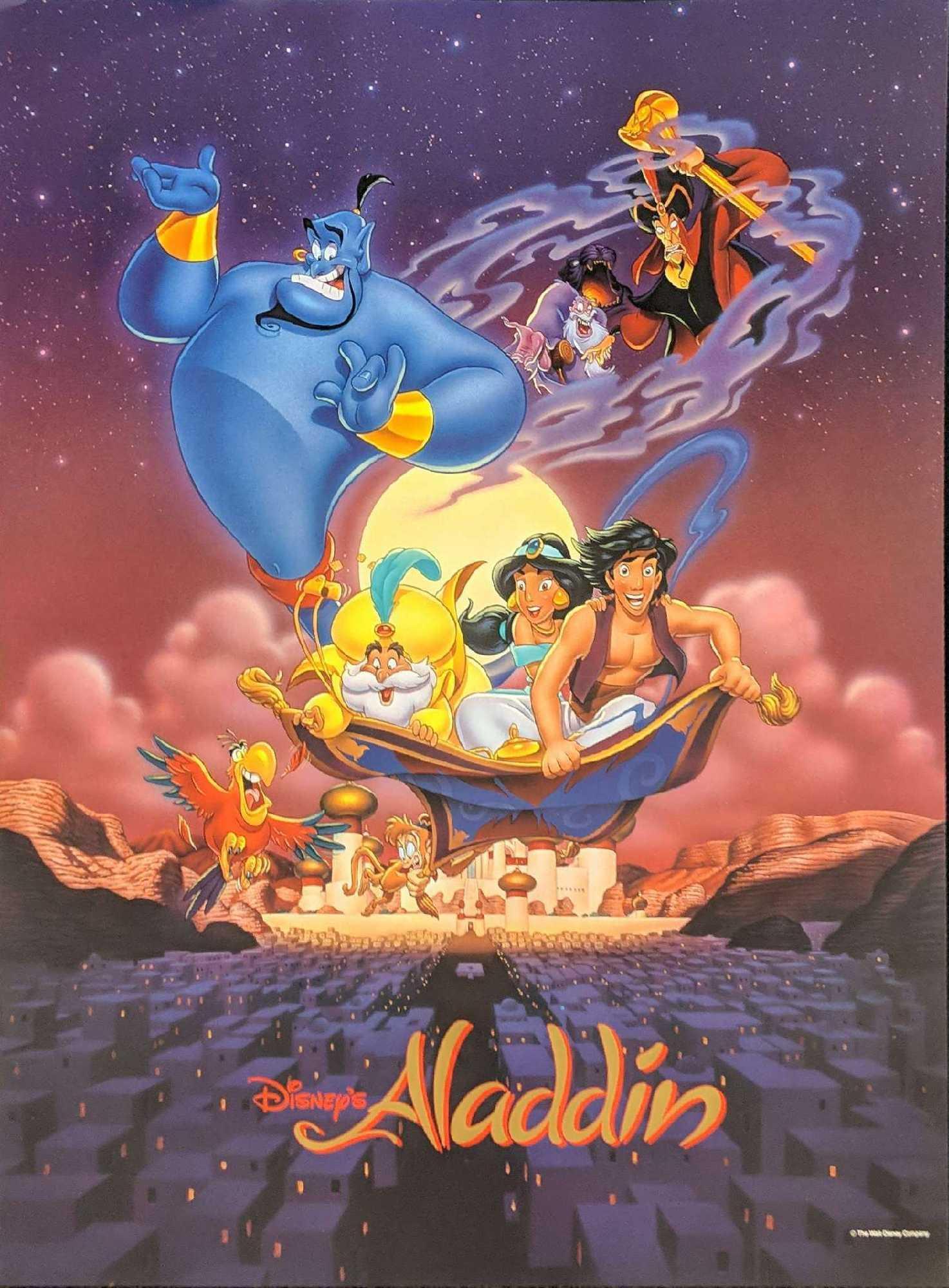 Disney Aladdin 1994 Movie Poster Auction