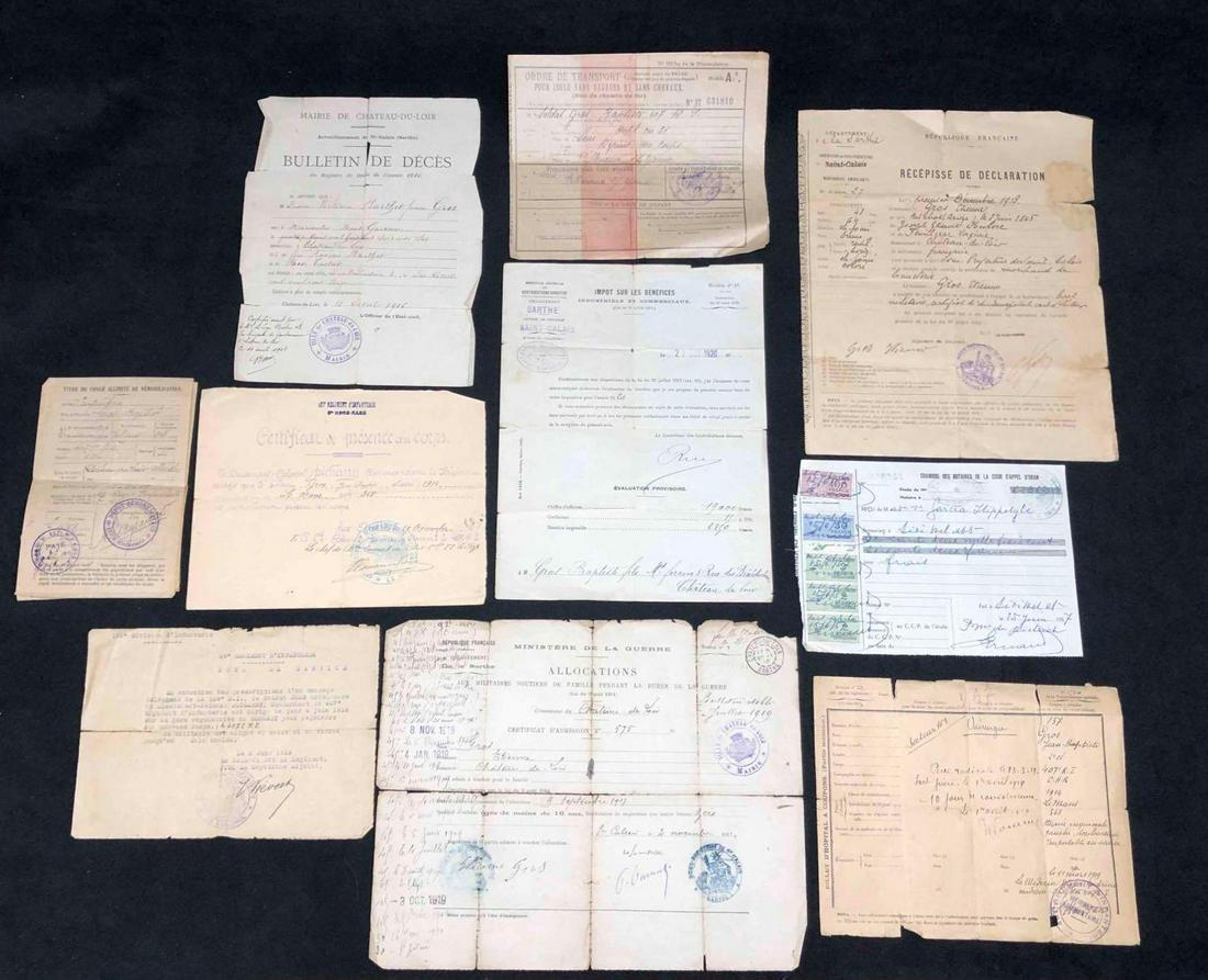 Lot Of Historical U.s. Military Documents Auction