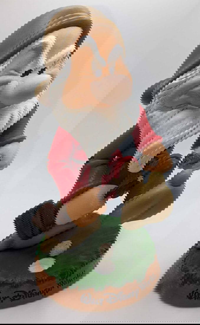 Disney World Grumpy Golfer Bobblehead Seven Dwarfs Auction