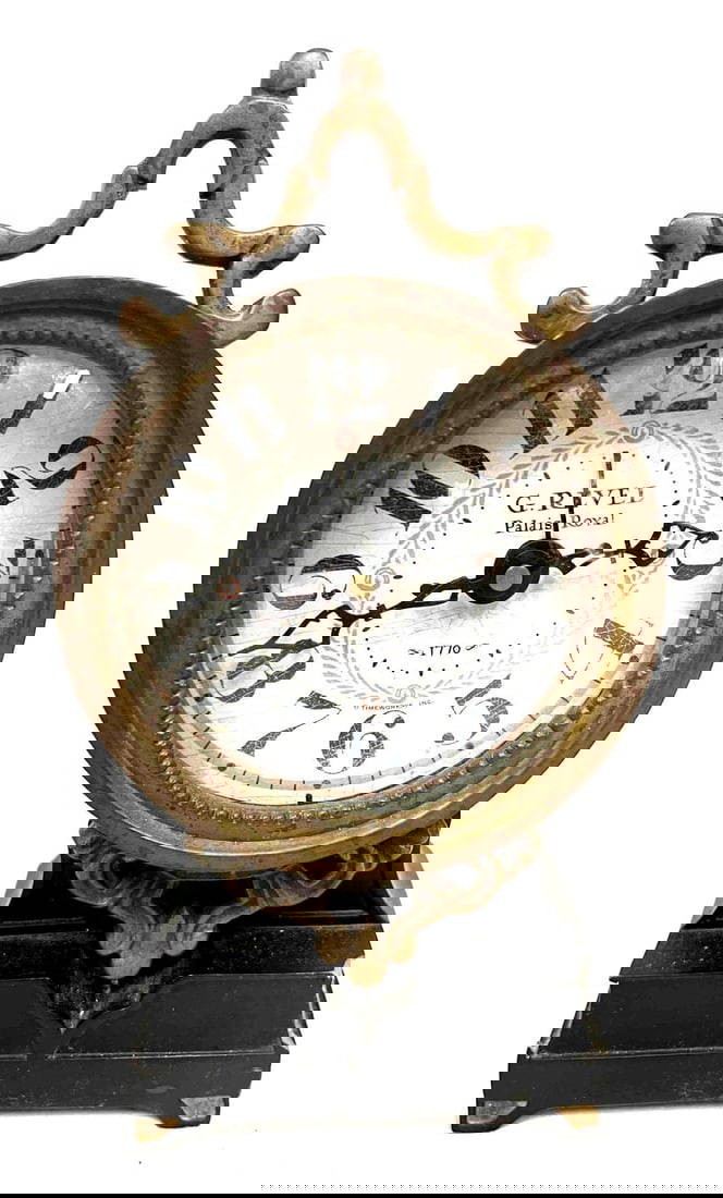 Timeworks Inc. G.revel Palais Royal Brass Alarm Clock Auction
