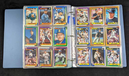 250 Plus 1990s Baseball Cards