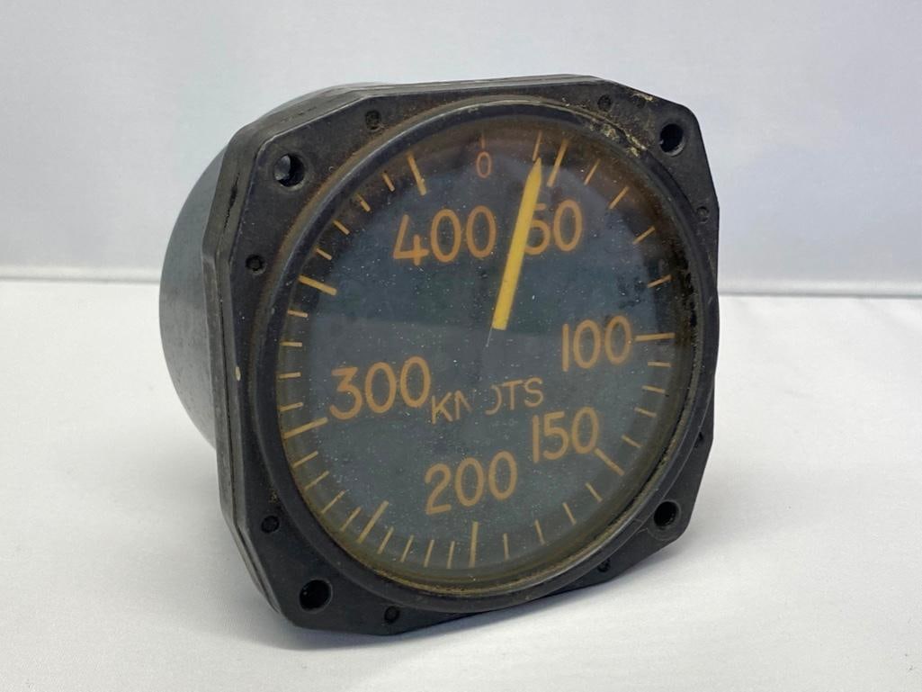 Vintage Aircraft Airspeed Gauge Auction