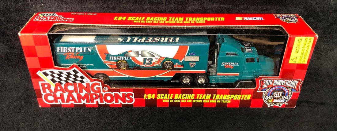 #13 Ford Racing Champions Nascar 50th Anniversary Firstplus 1:64 Scale ...