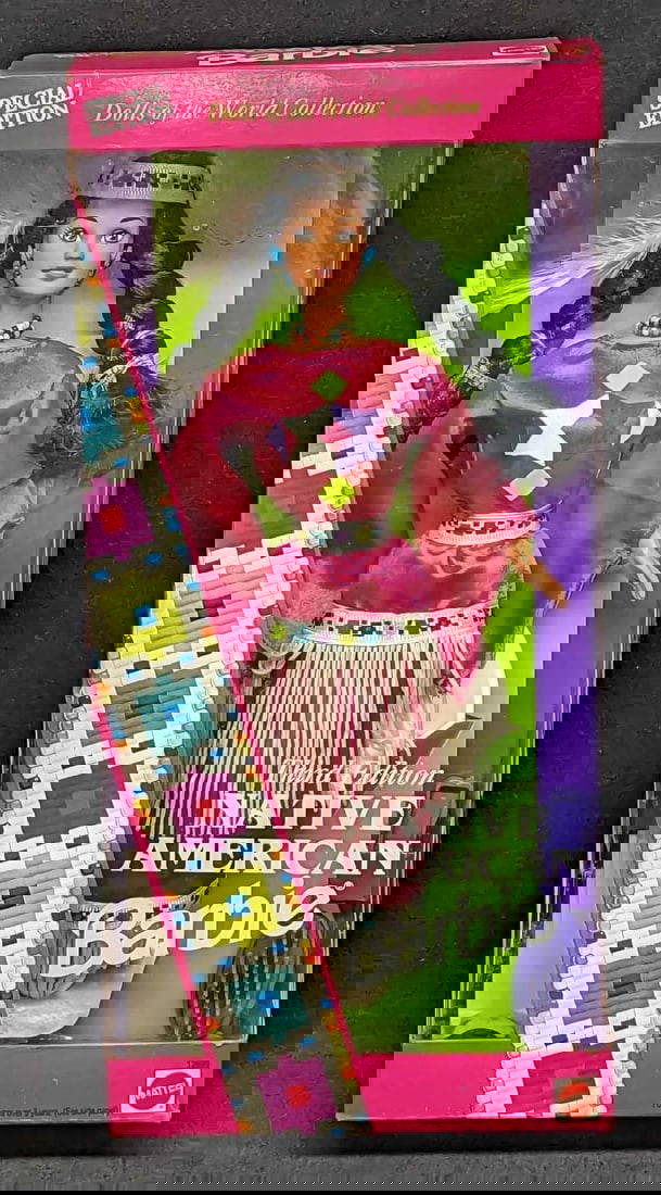 Third Edition Native American Barbie With Box Auction