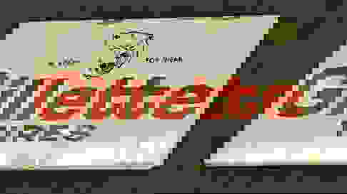 Vintage Gillette Tires Rack Display Stand Sign Auction