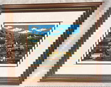 Framed & Numbered Dan Brewer Buffler