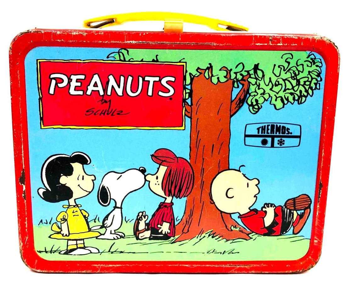 Vintage 1973 Peanuts Snoopy Lunch Box Auction