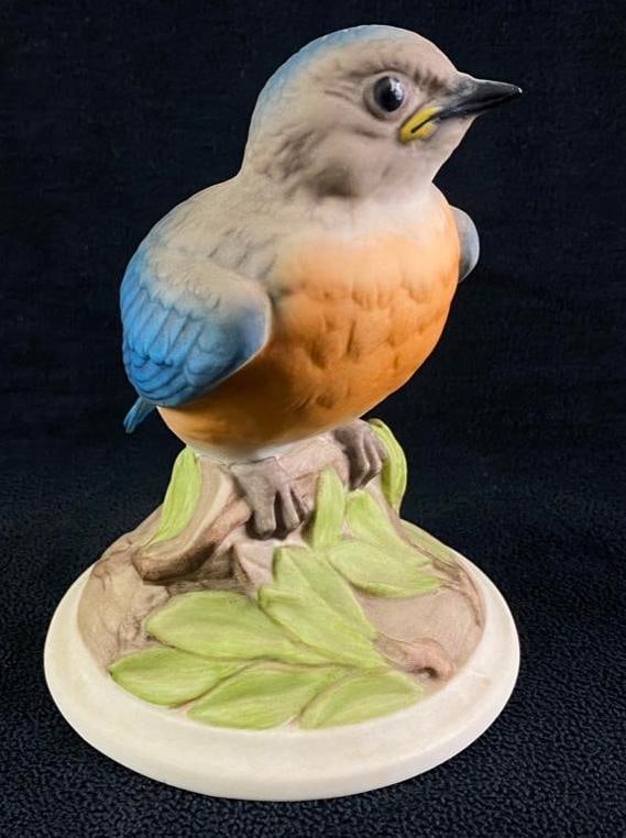 Boehm Baby Blue Bird Figurine Auction