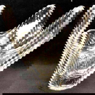 Daum 'three Wise Monkeys' Crystal Figures Auction