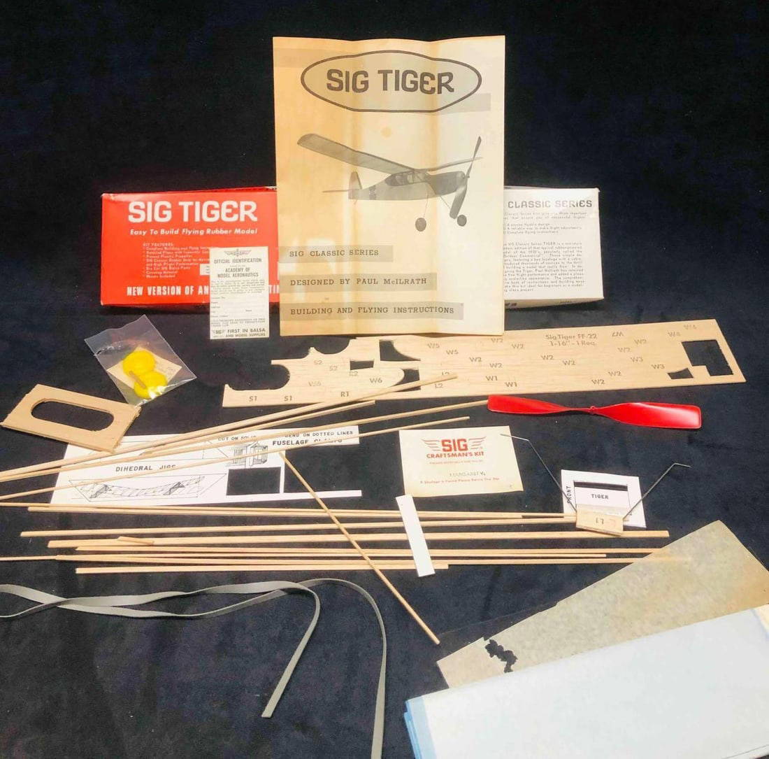 Sig Tiger New Version Of Ann Ageless Old-timer Easy To Build Flying ...