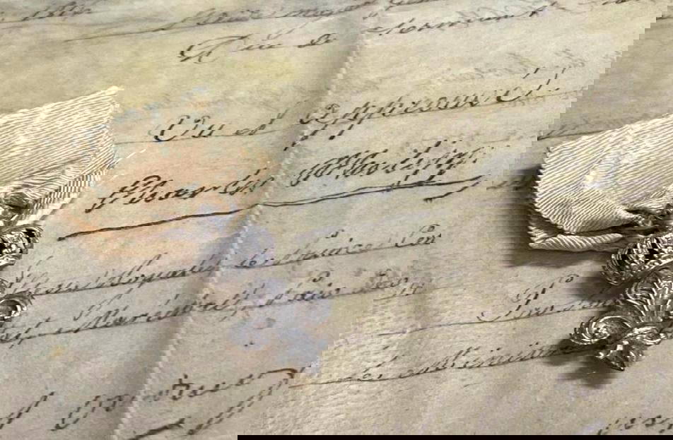 Decoration Of The Lily (du Lys) With Certificate Auction