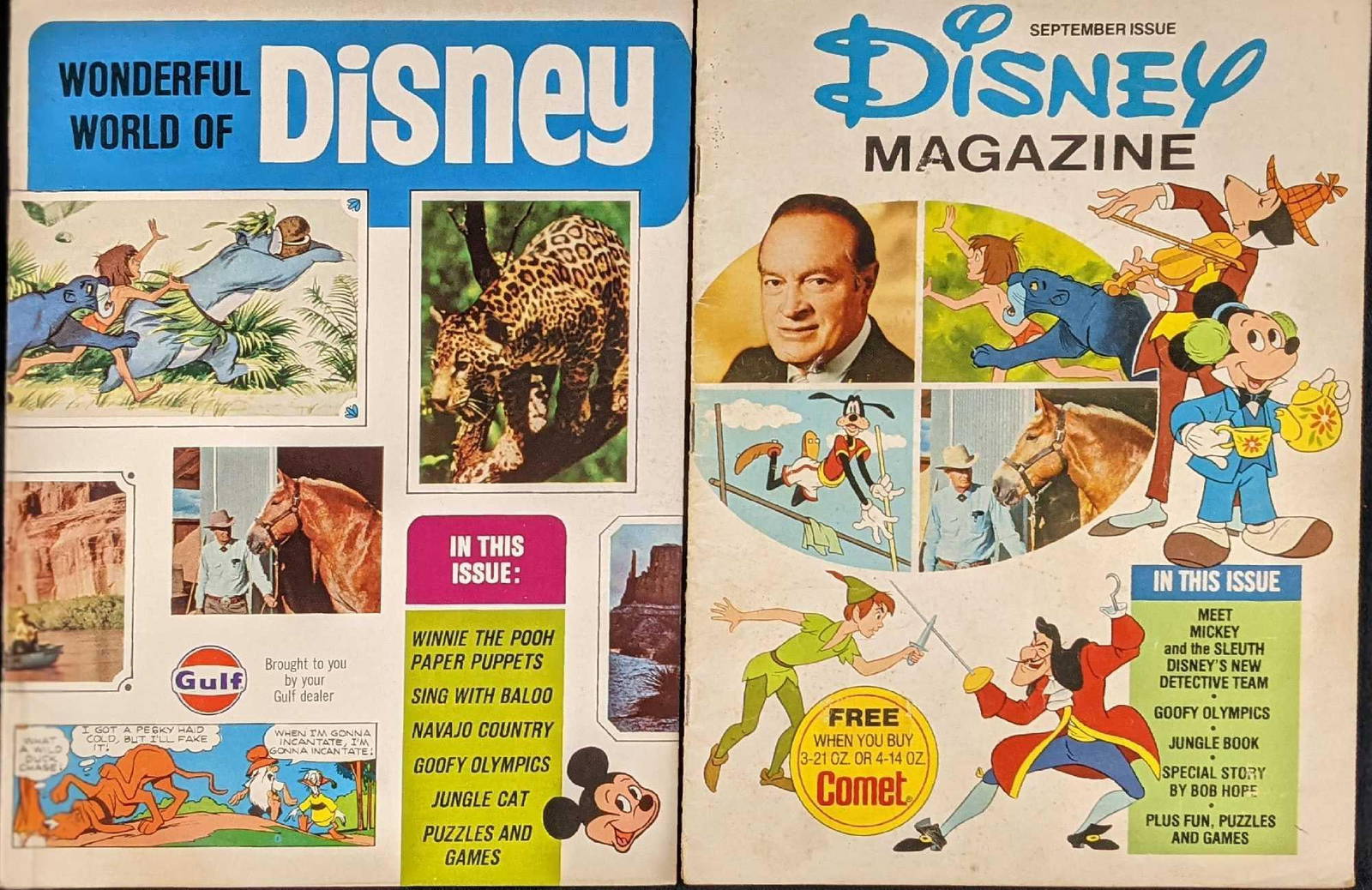 Two Vintage Disney Magazines Wonderful World Of Auction