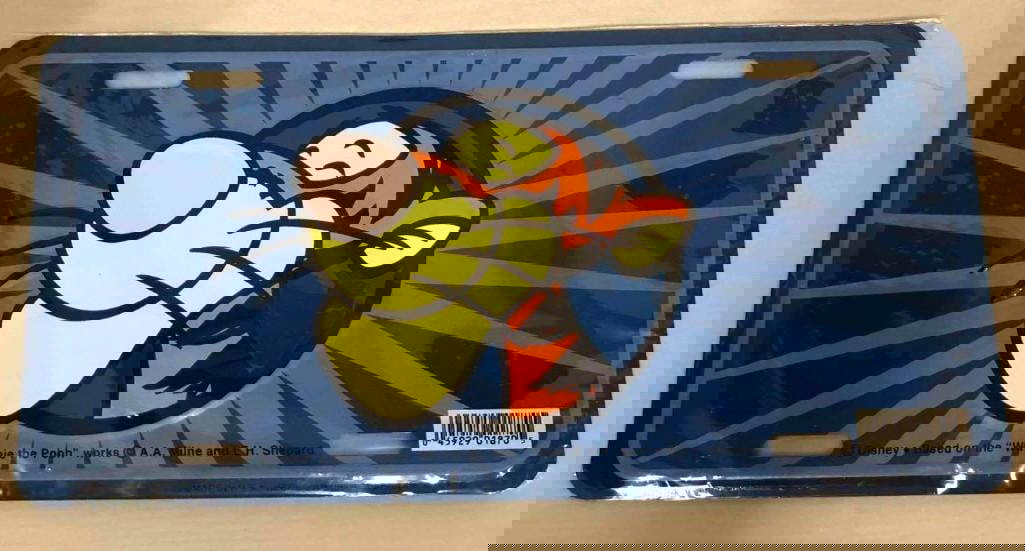 Chrome Graphics Inc. Disney Tigger License Plate Auction