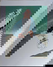 Al Hirschfeld Rhythm Dancer Signed Lithograph