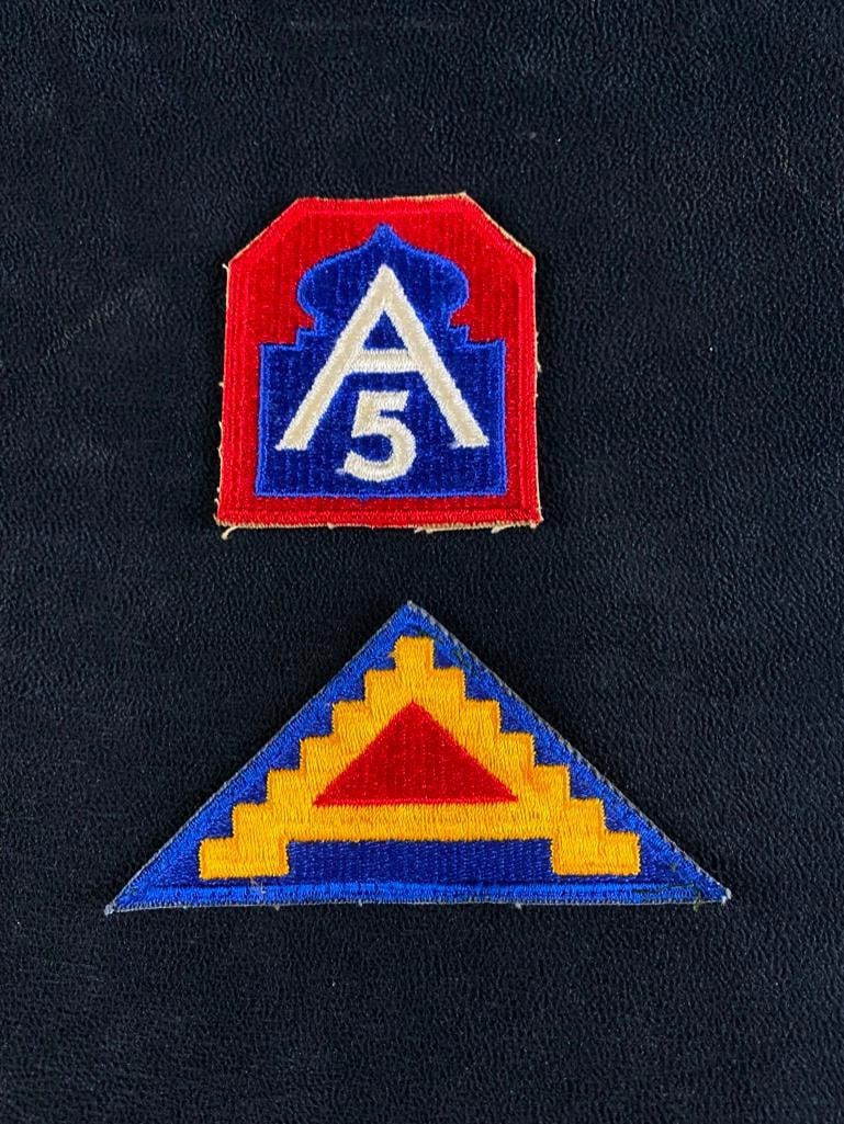Two Wwii Army Patches Auction