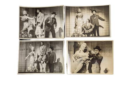 4 Black & White Publicity Photos Of Actress Dagmar Auction