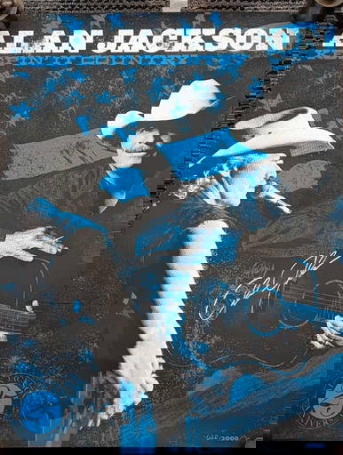 Autographed Alan Jackson 25th Anniversary Poster