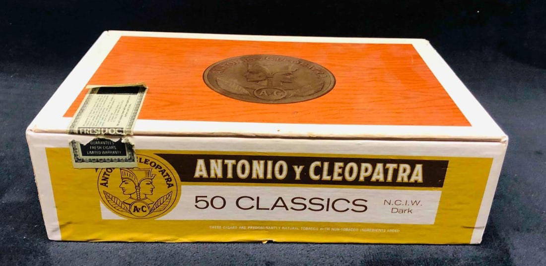 Vintage Antonio Y Cleopatra Empty Cigar Box Auction