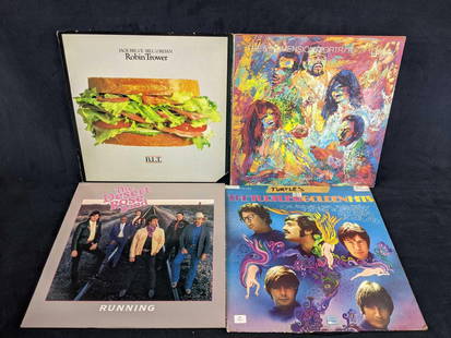 Grouping Of Vintage Vinyl Records Auction