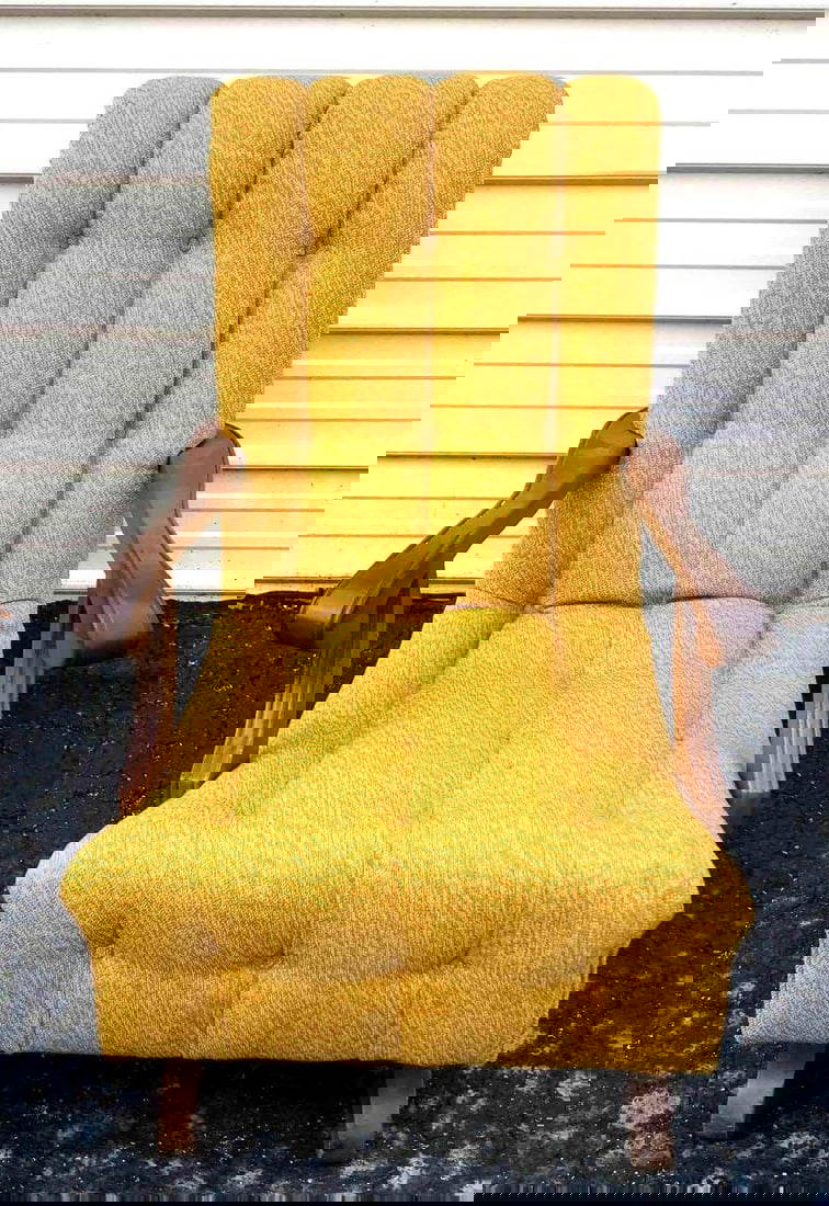 Mid-century Modern Wood Rocking Chair Auction