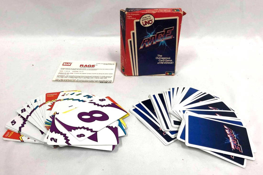 Vintage Rage Card Game Auction