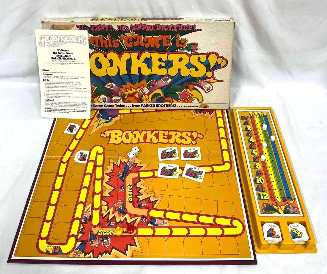 Vintage Bonkers 1978 Board Game Auction
