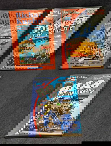 3 Train Dvds Ticket To Ride Roar Of The Rails Train Layouts