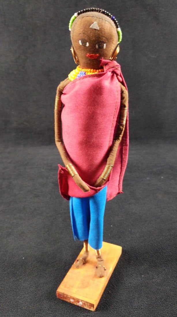 Markanda Kenya Masai Traditional Costume Doll Auction