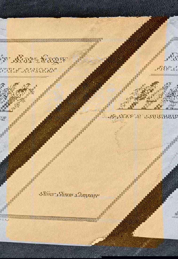 Fifty Rote-songs For Little Singers 1922 By Loughridge, Jean M First ...