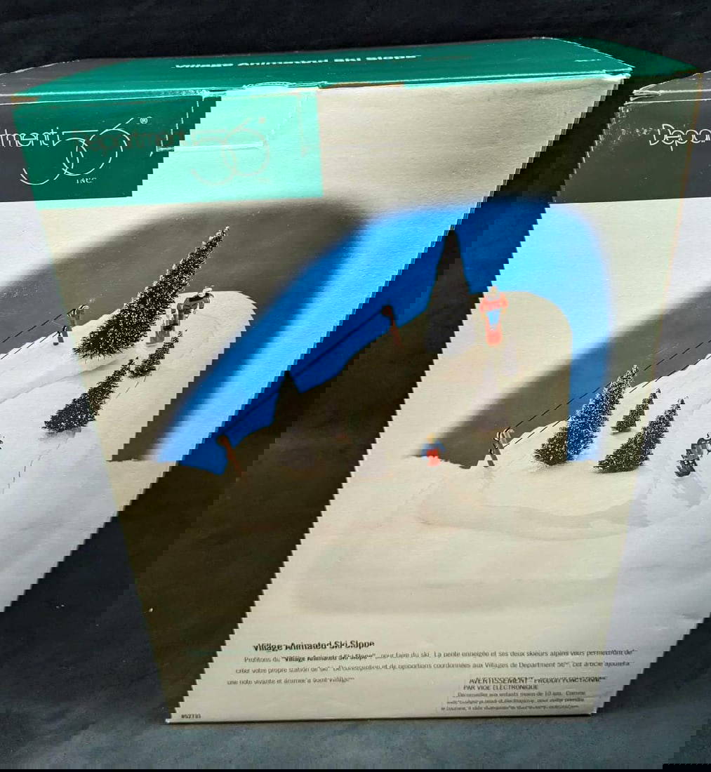 Department 56 Village Animated Ski Slope Auction