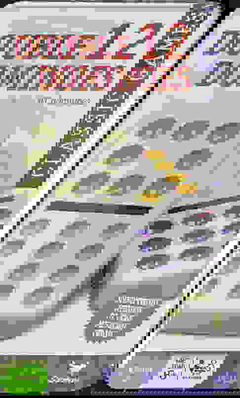 Cardinal Double 12 Dominoes W Tin Mexican Train Auction