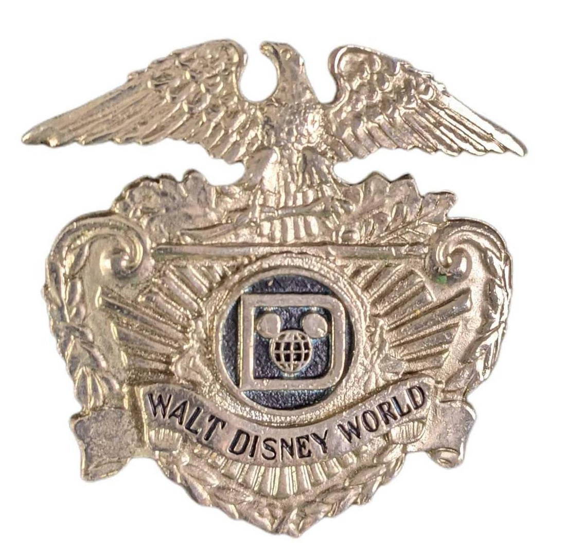 Vintage 1970s Walt Disney World Hat Security Badge Auction