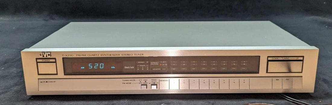 Jvc T-x200 Fm/am Quartz Synthesizer Stereo Tuner Auction