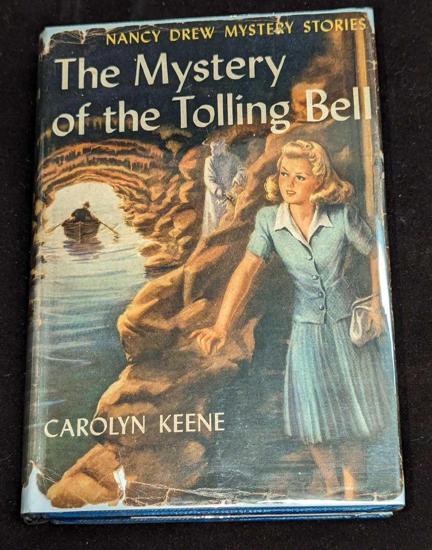 Nancy Drew #23 "the Mystery Of The Tolling Bell" 1953 Dust Jacket First Edition Auction