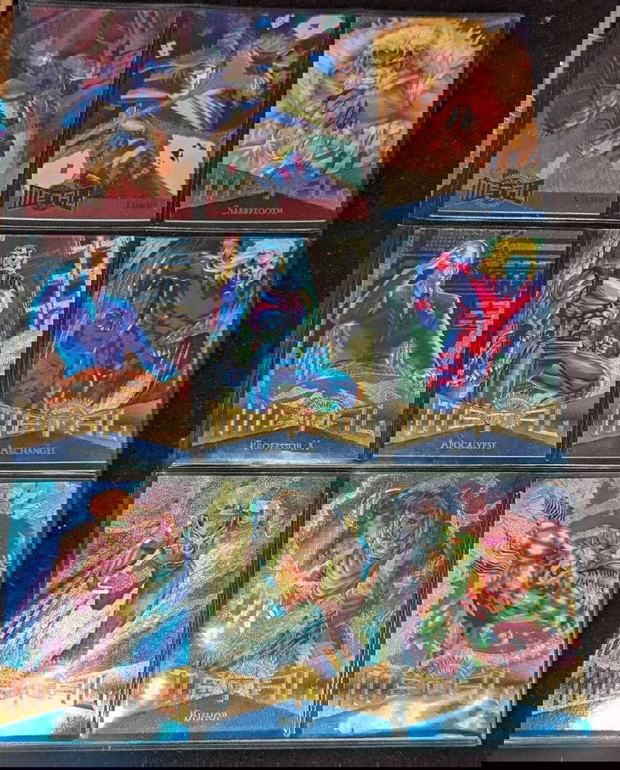 9 Fleer Marvel Metal X-men Trading Cards Y Auction