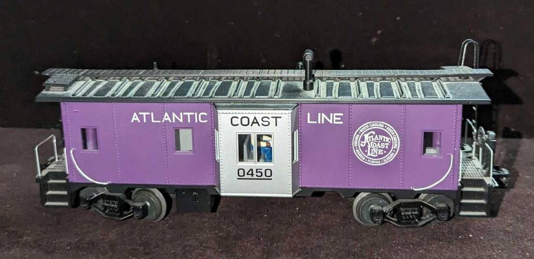 Rail King O Gauge Atlantic Coast Line Bay Window Caboose Auction