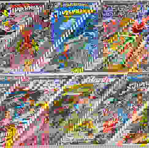 6 Assorted Dc Superman The Shadow Zero Hour Comics Auction