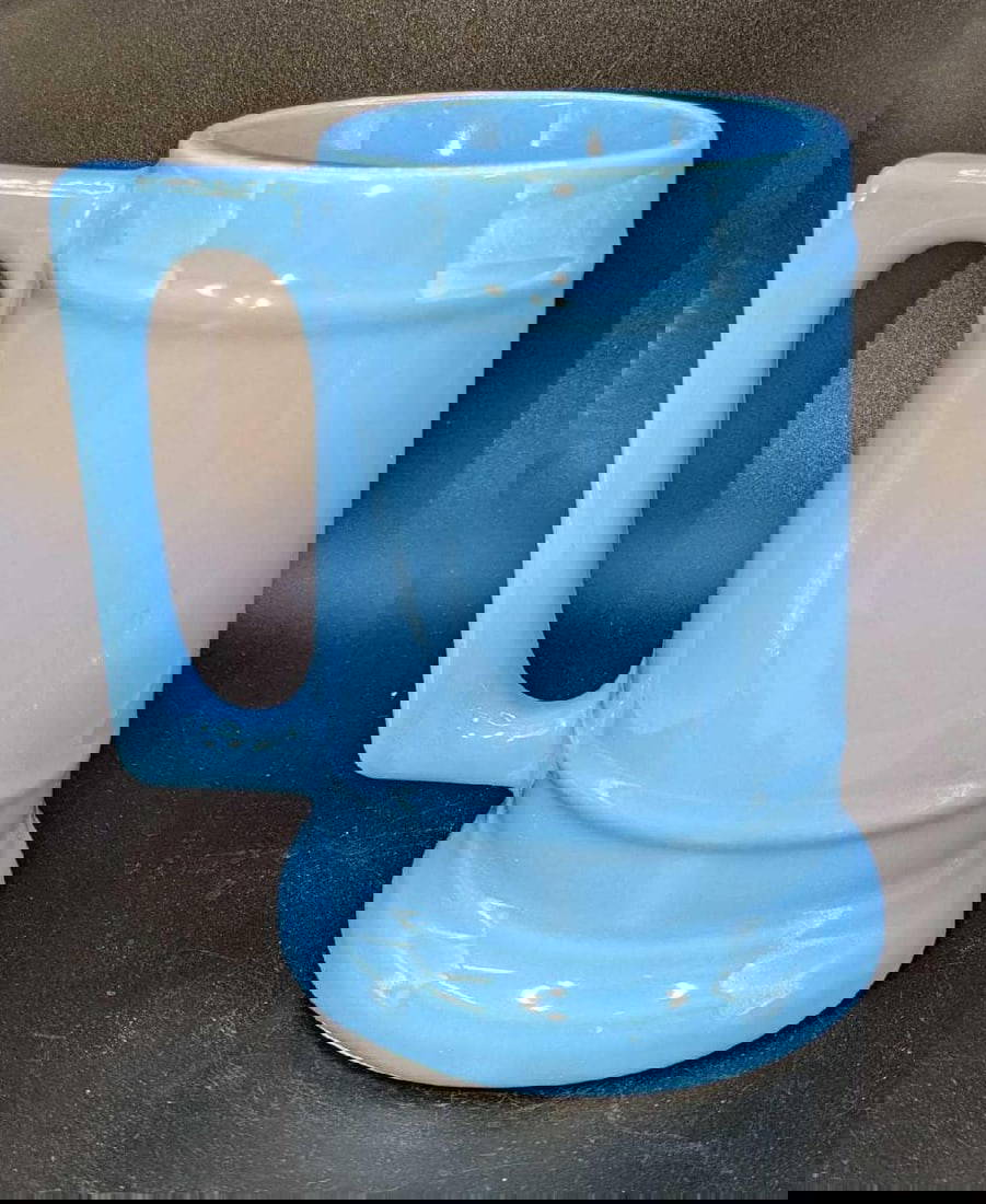 Vintage Starcrest Blue Pottery Stein Auction